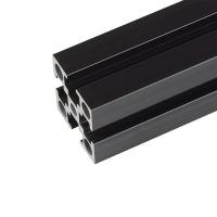 China 2020 Black Assembly Line Aluminum Profile Extrusion Standard Profile Industrial Aluminum T3-T8 for sale