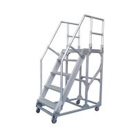 China Heavy Duty Mobile Steps Two Three Aluminum Step Stool Platform for sale