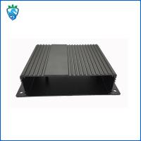 China 150mm Black Aluminum Heat Sink Profile Electronic Extruded Heat Sink T3-T8 for sale