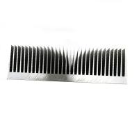 China 150mm Black Aluminum Heat Sink Profile Electronic Extruded Heat Sink T3-T8 for sale