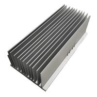 China 150mm Black Aluminum Heat Sink Profile Electronic Extruded Heat Sink T3-T8 for sale