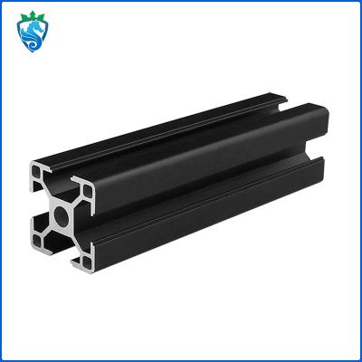 China Black 9090 Extruded Aluminum Profile for Assembly Line Production Factory Automation for sale
