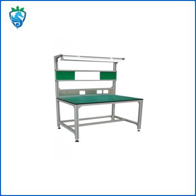 China Industrial Aluminum Profile Workbench Bracket Custom Workshop Assembly Line 6000 Series T3-T8 for sale