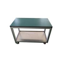 China Aluminum Profile Anti-Static Workbench Single-Sided Lighted Workshop Table 2000x800mm for sale