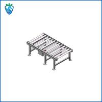 China Aluminum Roller Conveyor Customizable Height 580-620mm for Material Transport for sale