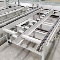 China Aluminum Chain Conveyor Line Height 400 600 800mm Automatic Industrial Conveyor for sale