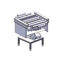 China Industrial Aluminum Conveyor Line Roller Pallet Rotating Table 6000 Series Custom for sale