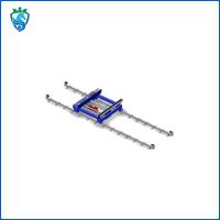 China Industrial Aluminum Profile Rail-Type Shuttle Car 76mm Roller Conveyor for Long-Distance Material Transport for sale