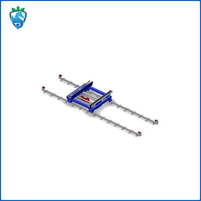 China Industrial Aluminum Profile Rail-Type Shuttle Car 76mm Roller Conveyor for Long-Distance Material Transport for sale