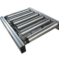 China Aluminum Poly-Ribbed Belt Roller Conveyor Line 6000 Series for Continuous Item Conveyance for sale