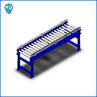 China Aluminum Poly-Ribbed Belt Roller Conveyor Line 6000 Series for Continuous Item Conveyance for sale
