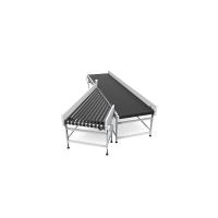 China 30° 45° Narrow Band Converging Machine Industrial Aluminum Conveyor Line 6000 Series for sale