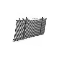 China Portable Aluminum Security Fence for Construction Sites Industrial 1.8m Height for sale