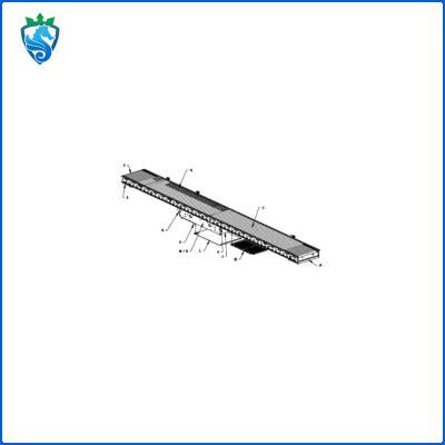 China Aluminum Conveyor Line Bottom Belt Friction Conveyor 43mm Profile T3-T8 Custom for sale