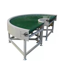 China Aluminum Curved Belt Conveyor 45 90 180 Degree Industrial Aluminum Profile for sale