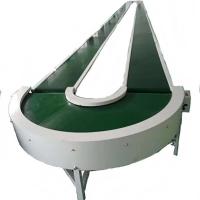 China Aluminum Curved Belt Conveyor 45 90 180 Degree Industrial Aluminum Profile for sale