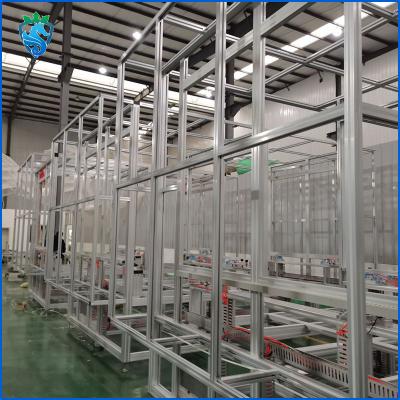China Customized Industrial Aluminum Profile Conveyor Line Assembly Line 6000 Series T3-T8 for sale