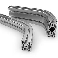 China Curved Aluminum Profile T-Slot Track System T3-T8 Lightweight Corrosion Resistant for sale