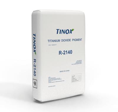 China SGS Rutile TiO2 Titanium Dioxide TINOX R-2140 for Paints and Coatings - 94% TiO2 Content, ≥6.50 Hegman Dispersibility for sale