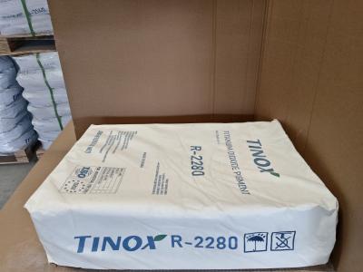 China TINOX R-2280 Rutile Titanium Dioxide TiO2 97.5% for Plastic Masterbatch with Blue Undertone for sale