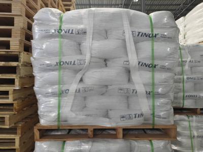 China TINOX TPW-818 Hybrid Titanium Dioxide Rutile Pigment for Plastics | 25kg Bag | 0.38µm D50 Particle Size for sale