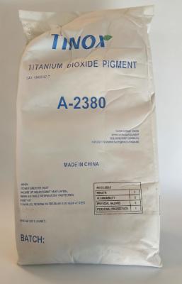 China TINOX A-2380 Anatase Titanium Dioxide Pigment High Whiteness 25kg for Rubber Coatings Paper for sale