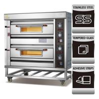 China Stainless Steel Deck Oven 380V 0-400C Electric Commercial Baking Equipment for sale