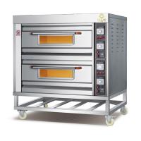 China Commercial 16 Pizza 5 Burner Gas Deck Oven 380V Stainless Steel 0-400°C for sale