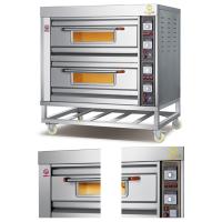 China Commercial 16 Pizza 5 Burner Gas Deck Oven 380V Stainless Steel 0-400°C for sale