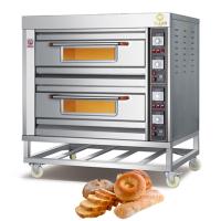 China Commercial 16 Pizza 5 Burner Gas Deck Oven 380V Stainless Steel 0-400°C for sale