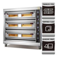 China Commercial Deck Oven Stainless Steel Electric Gas 380V 0-400°C Baking Equipment for sale