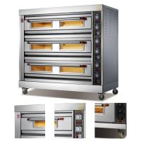 China Commercial Deck Oven Stainless Steel Electric Gas 380V 0-400°C Baking Equipment for sale