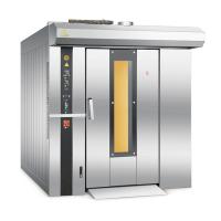 China Industrial Rotary Oven 64 Tray Electric Gas Baking 0-400°C Stainless Steel for sale
