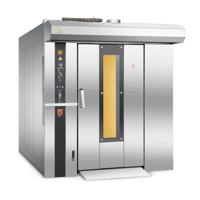 China Industrial Rotary Oven 64 Tray Electric Gas Baking 0-400°C Stainless Steel for sale