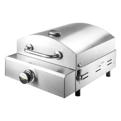 China 12 Inch Gas Double Layer Pizza Oven Stainless Steel 20000-30000 BTU for sale