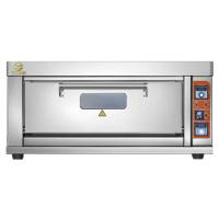 China Industrial Electric Deck Oven 4 Burner Rotating Pizza Cooker Bakery Cake Oven for sale