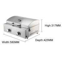 China Gas Conveyor Pizza Oven 6 Burner Commercial Kitchen Stove for Bakery and Restaurant for sale