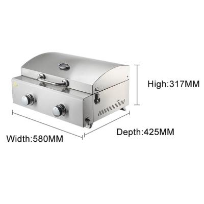 China Gas Conveyor Pizza Oven 6 Burner Commercial Kitchen Stove for Bakery and Restaurant for sale