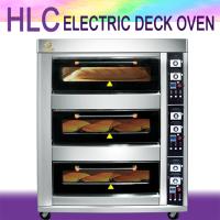 China 6 Trays Gas Deck Oven with Electric Square Carbon Steel Baking Pan Tandoor for sale