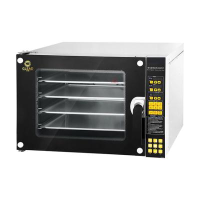 China Convection 4 Plate Electric Stove Hot Air Oven Digital Control 30L for Pizza Chicken Roaster for sale