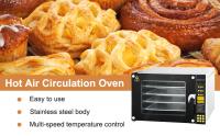 China Convection 4 Plate Electric Stove Hot Air Oven Digital Control 30L for Pizza Chicken Roaster for sale