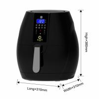 China Black 1200W Commercial Air Fryer High Performance Oil Free Cooking Kitchen Equipment for sale