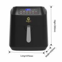 China 2.3L Stainless Steel Commercial Air Fryer Healthy Oil Free Cooking 1500W for sale