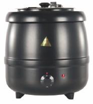 China 8L Electronic Soup Furnace SS201 Cover Induction Heating Silver 340x360mm for sale