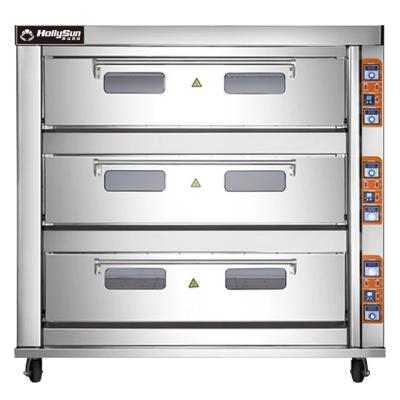 China Electric Commercial Baking Oven 80L 2 Deck 4 Pan Digital Temperature Control for sale