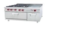 China Stainless Steel Gas Restaurant Cooking Equipment 1200x900x850mm NG/LPG for sale