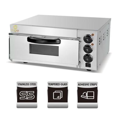 China Glead ZH-1M Commercial Pizza Bread Oven 2KW 220-240V Stainless Steel for sale