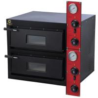 China Electric Stainless Steel Pizza Bread Oven 220-240V 8.4kw Commercial Baking Equipment PZ-02 for sale