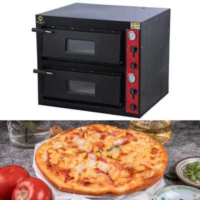 China Electric Stainless Steel Pizza Bread Oven 220-240V 8.4kw Commercial Baking Equipment PZ-02 for sale