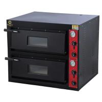 China Electric Stainless Steel Pizza Bread Oven 220-240V 8.4kw Commercial Baking Equipment PZ-02 for sale